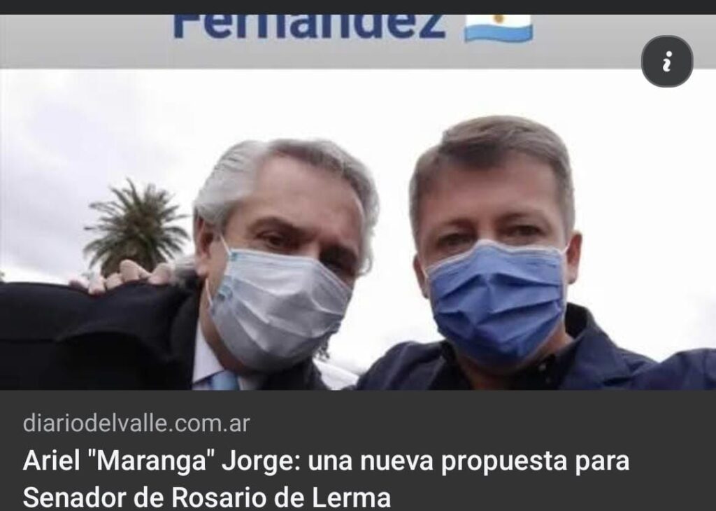 Rosario de Lerma: el ex candidato K Ariel “Maranga” Jorge ahora exige ...